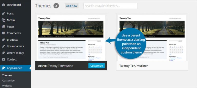 what-is-wordpress-parent-theme-wpglobalsupport-glossary