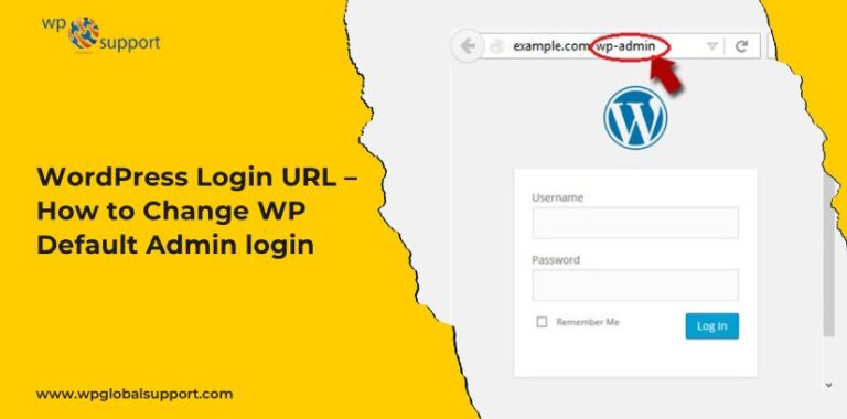WordPress Login URL - How to Change WP Default Admin login